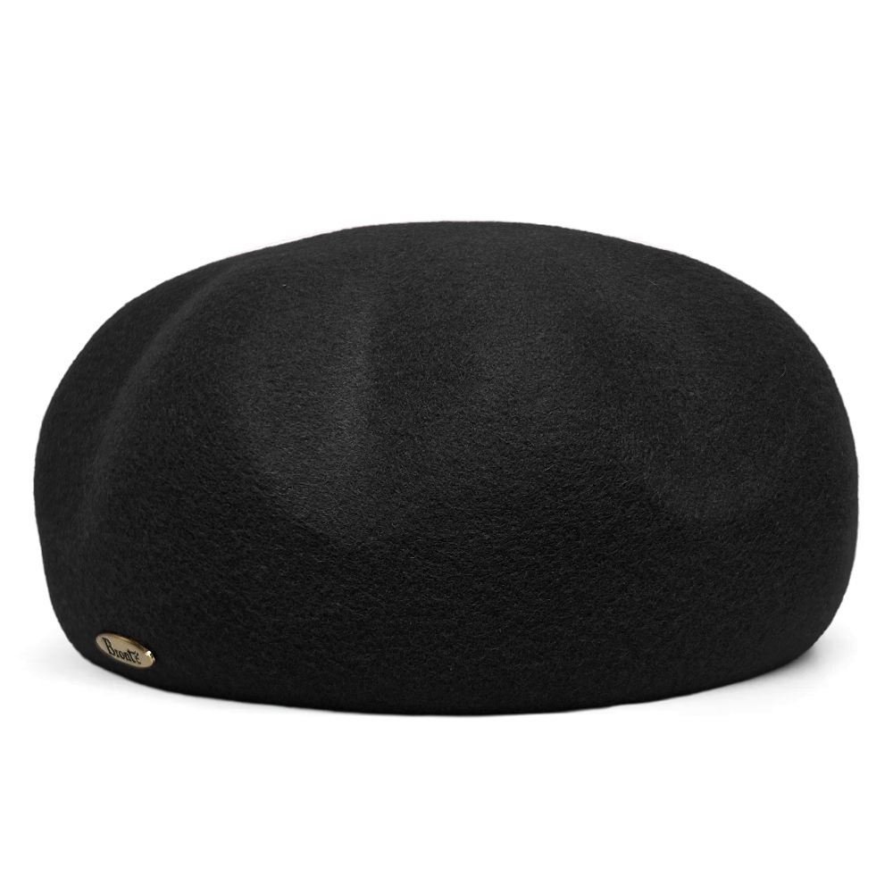 Colette-modern wool felt beret for women, black – Bronteshop
